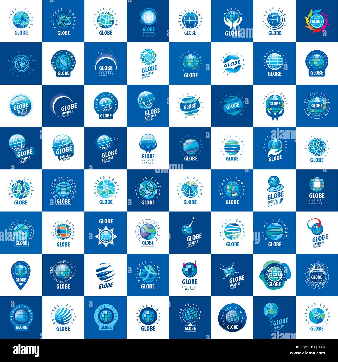Earth logo template. Globe sign Stock Vector Image & Art - Alamy