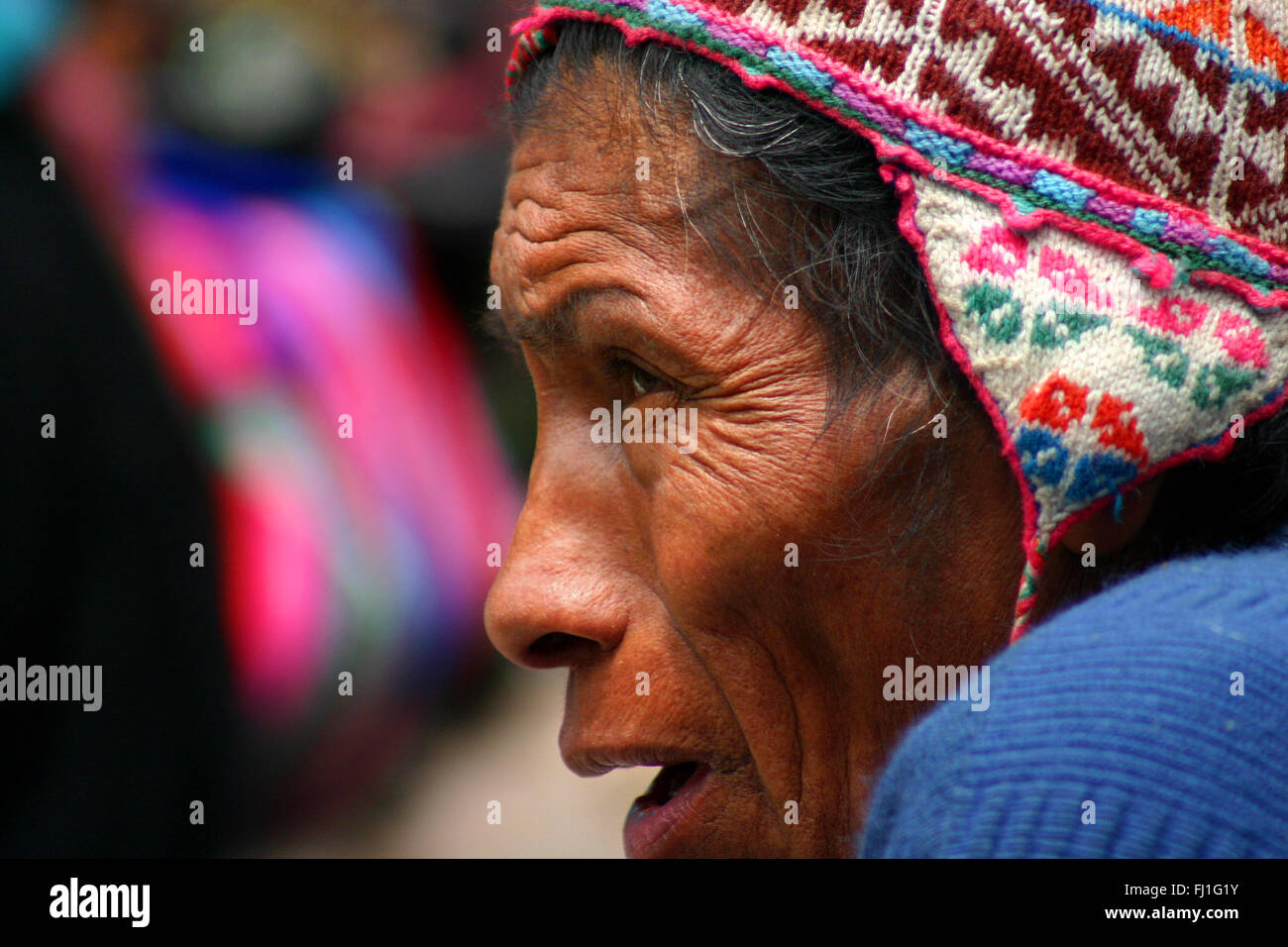 Faces of peru hi-res stock photography and images - Alamy
