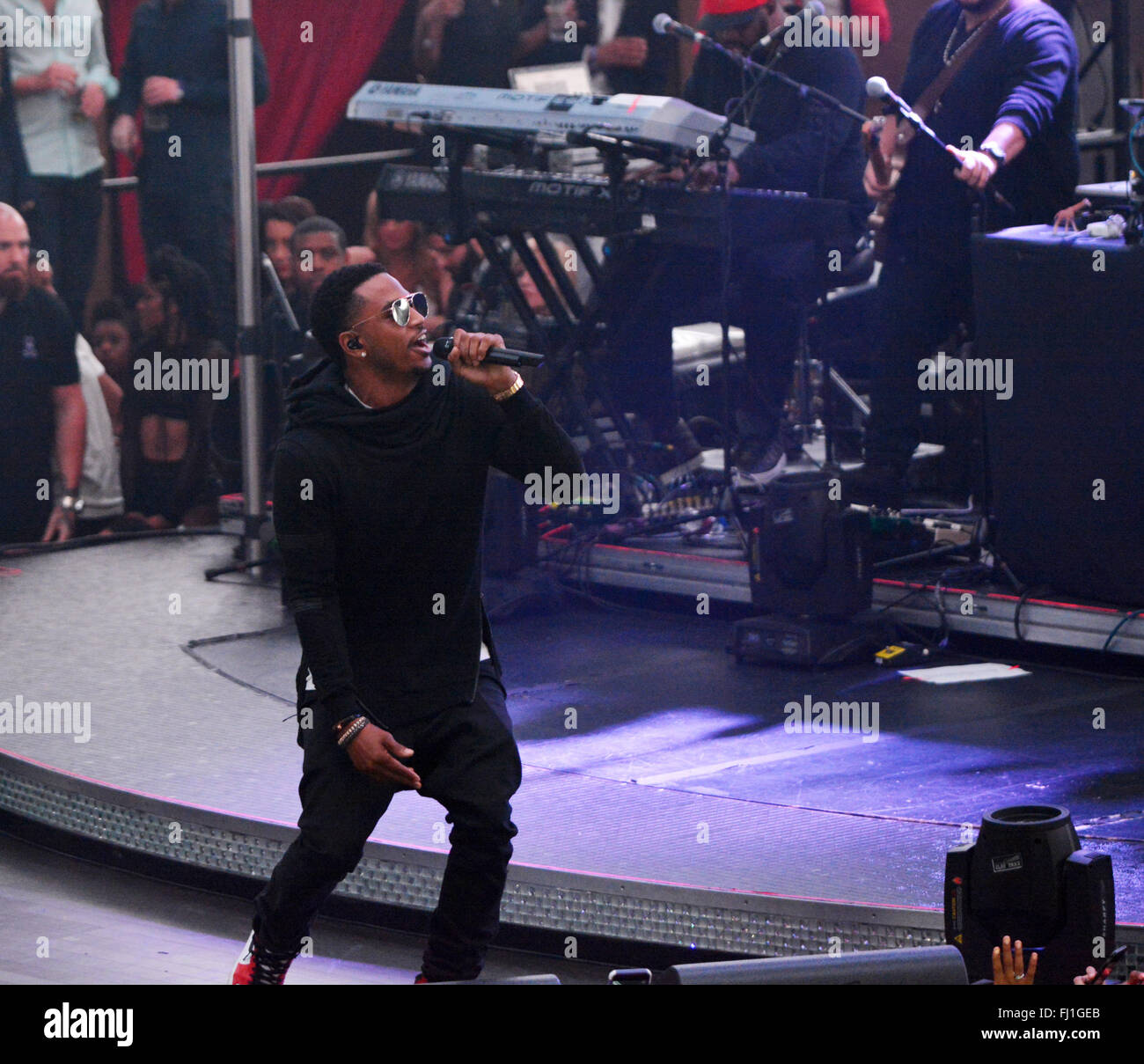 Las Vegas, Nevada, USA. 28th Feb, 2016. Singer Trey Songz delivers ...