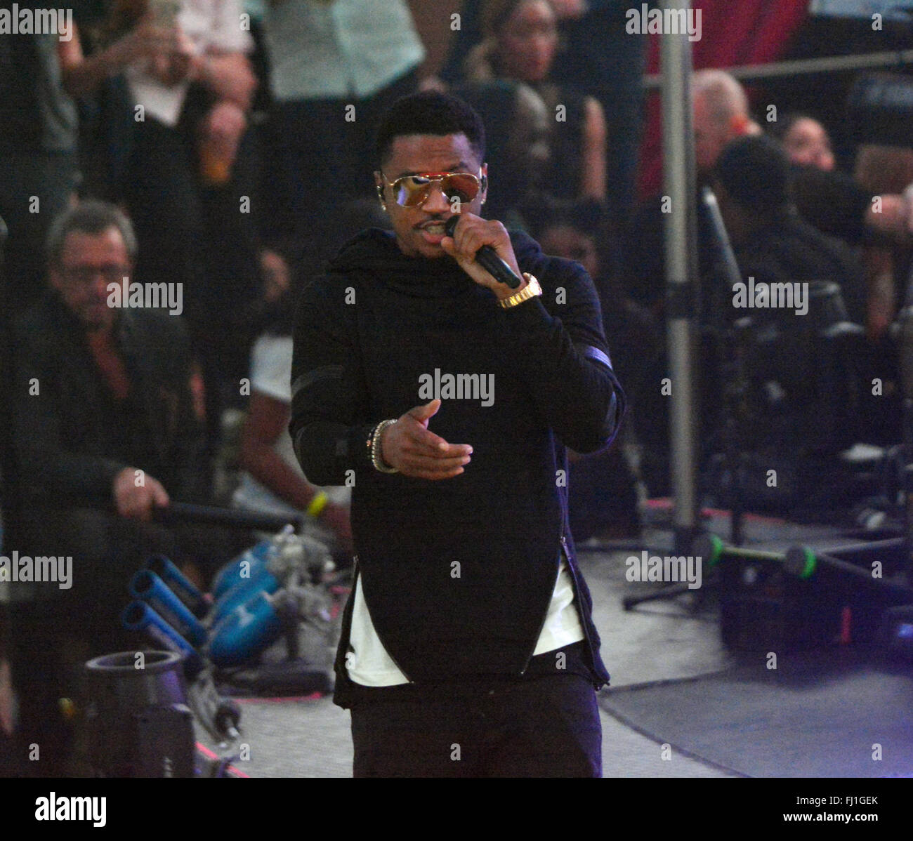 Las Vegas, Nevada, USA. 28th Feb, 2016. Singer Trey Songz delivers ...