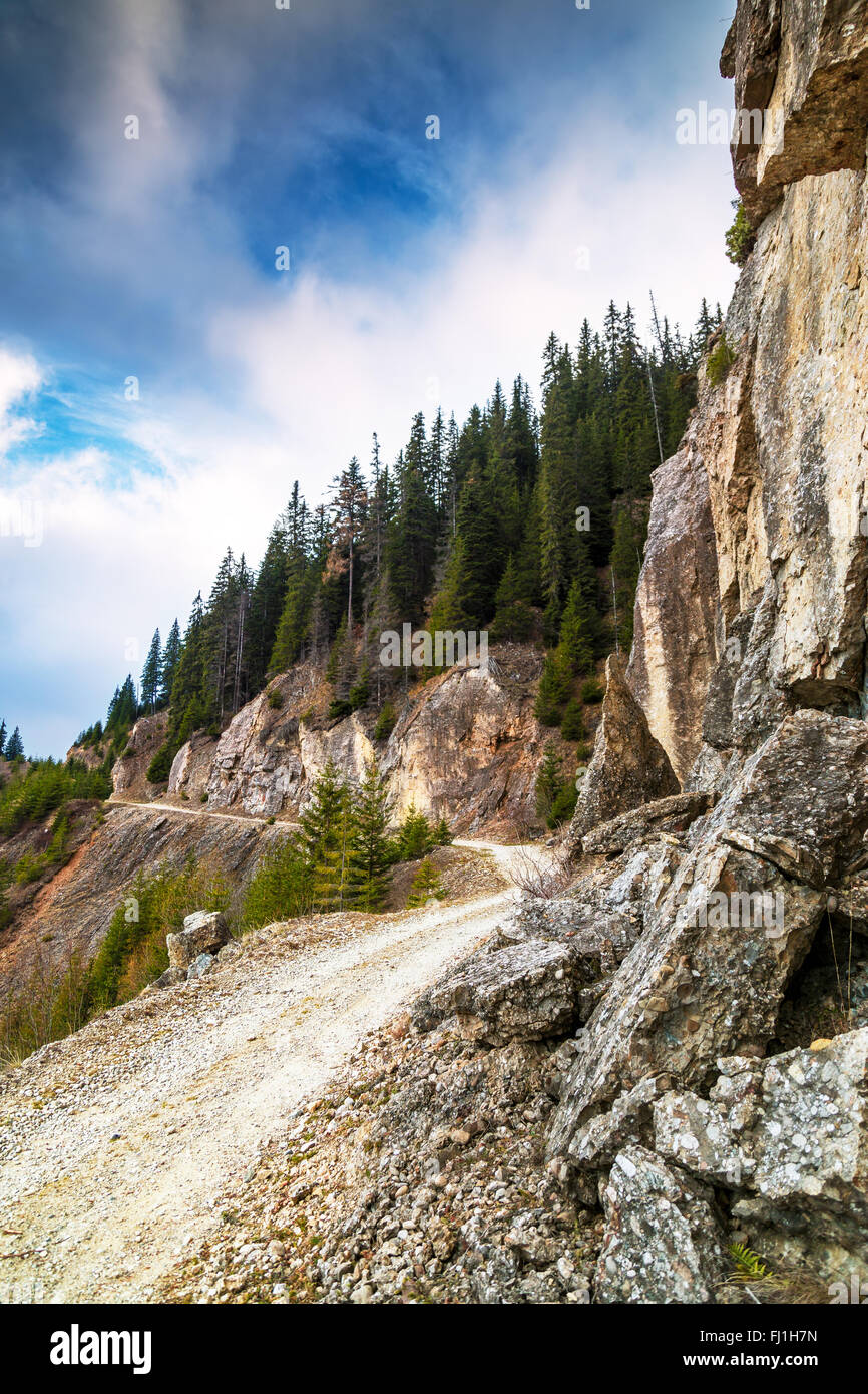 Way up on the mountain Stock Photo - Alamy