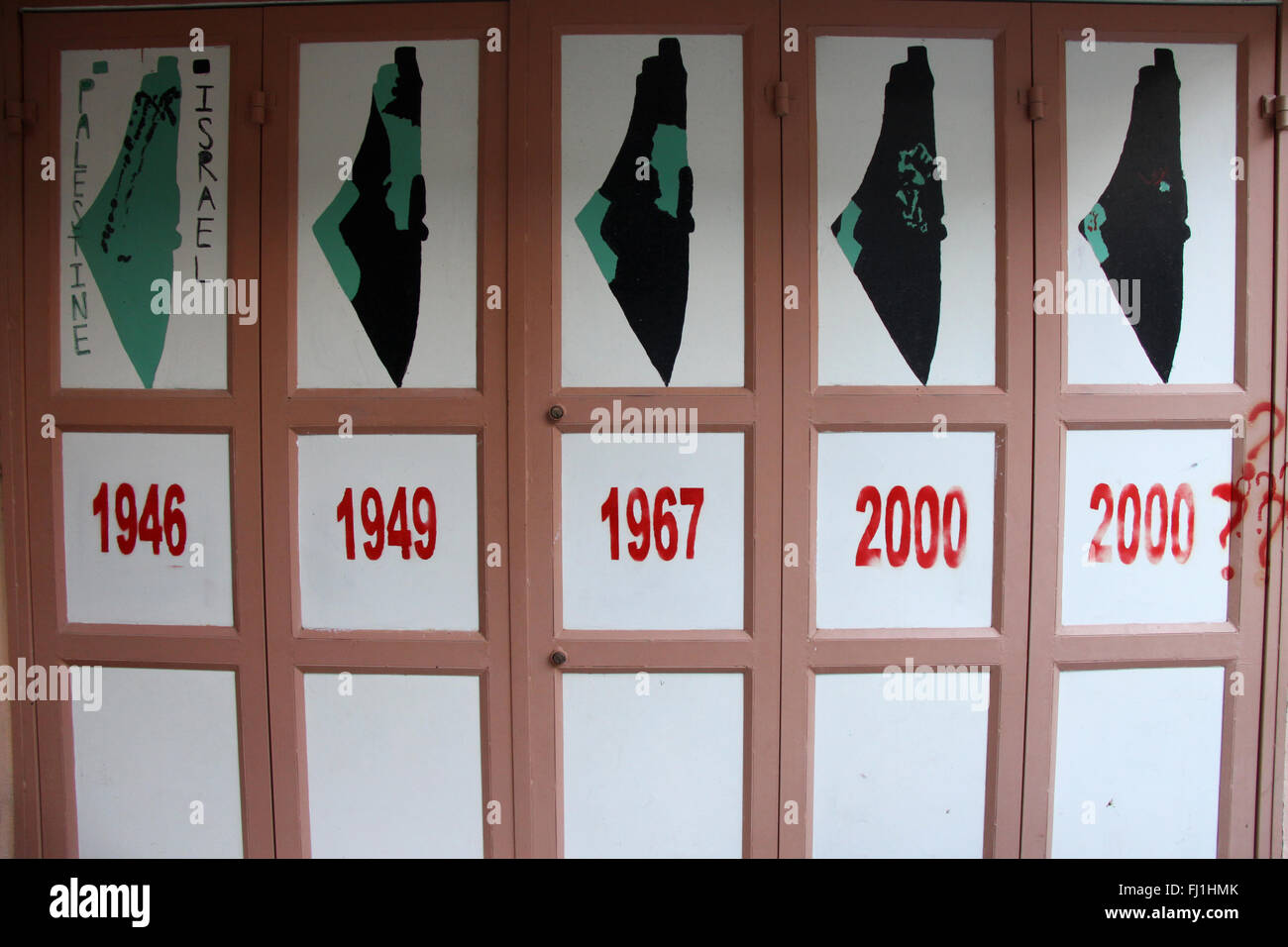 The evolution of Israeli progression in the Palestinian territories is ...