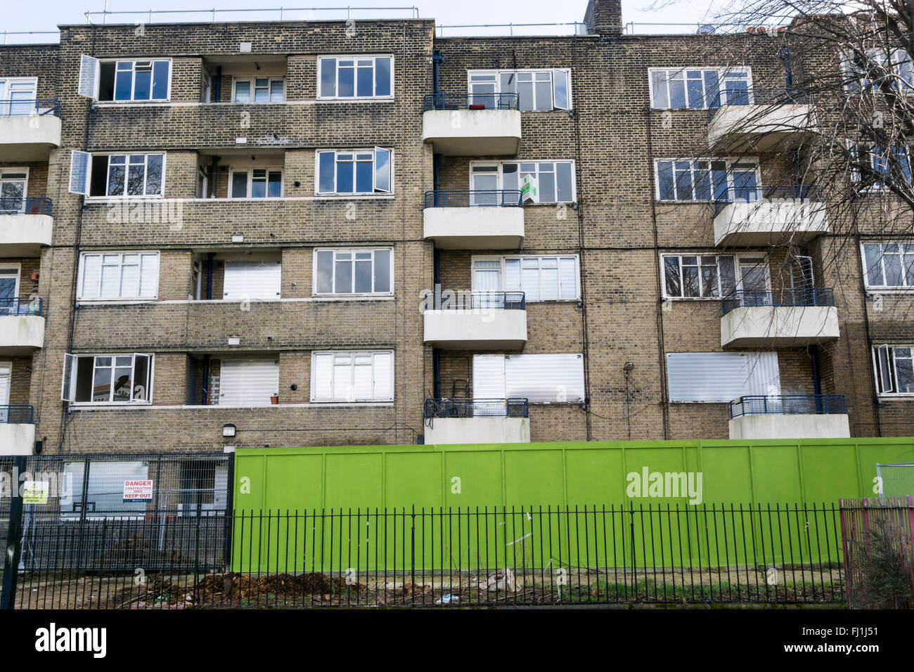 Loughborough Park Estate, currently being redeveloped by Guinness Trust ...