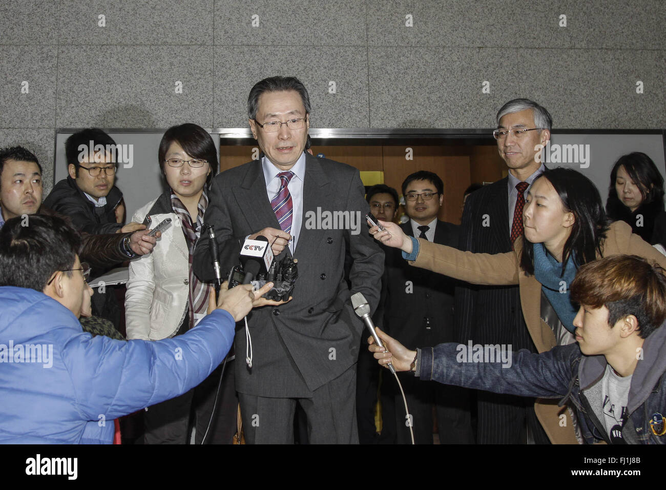 February 28, 2016 - Seoul, South Korea - China's chief nuclear envoy Wu ...