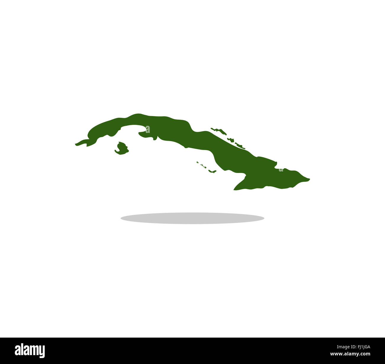 Cuban map Cut Out Stock Images & Pictures - Alamy