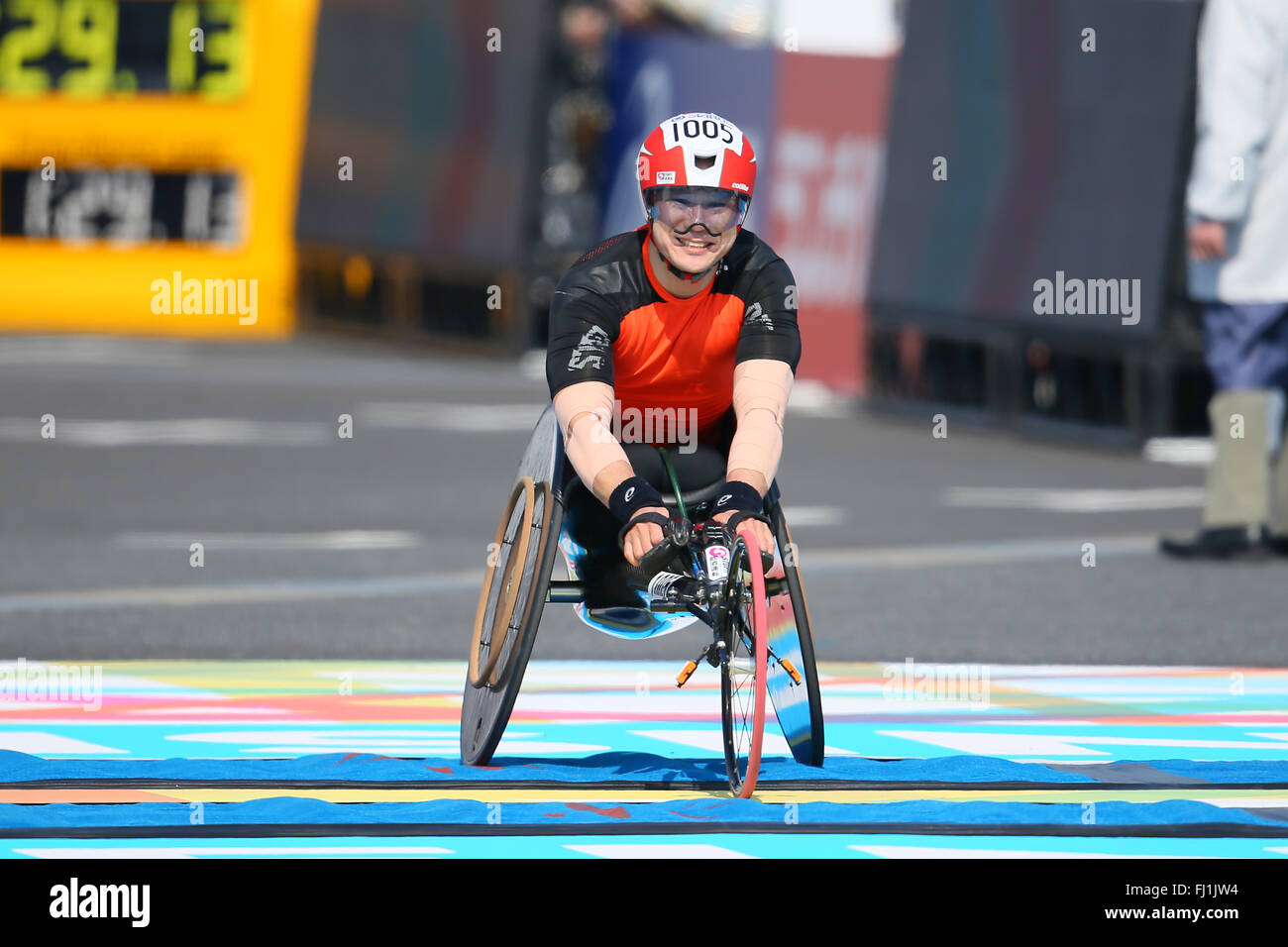 Tokyo, Japan. 28th Feb, 2016. Hiroyuki Yamamoto (JPN) Marathon : Tokyo ...