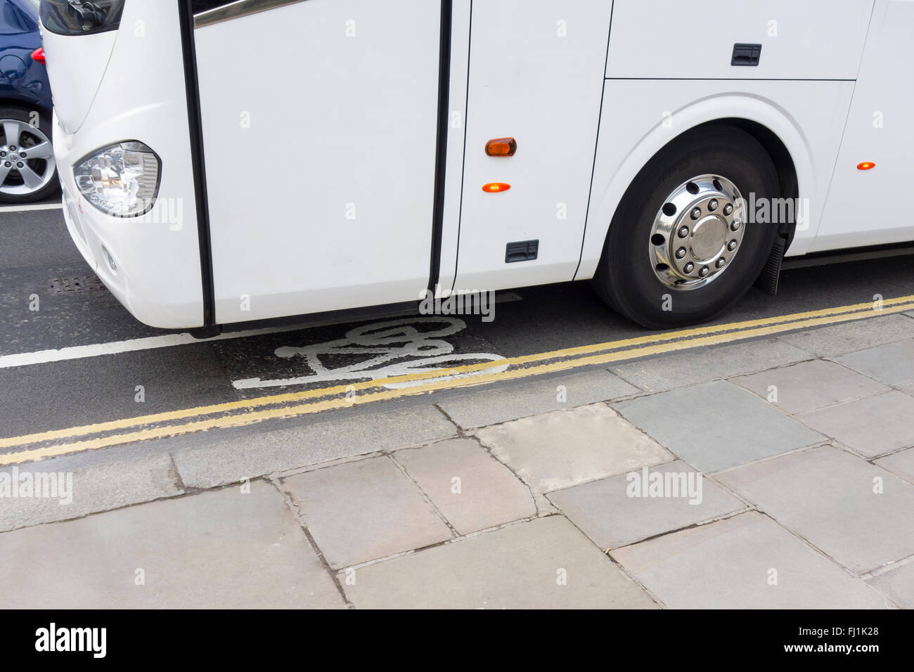 Cycle lane blocked hi-res stock photography and images - Alamy
