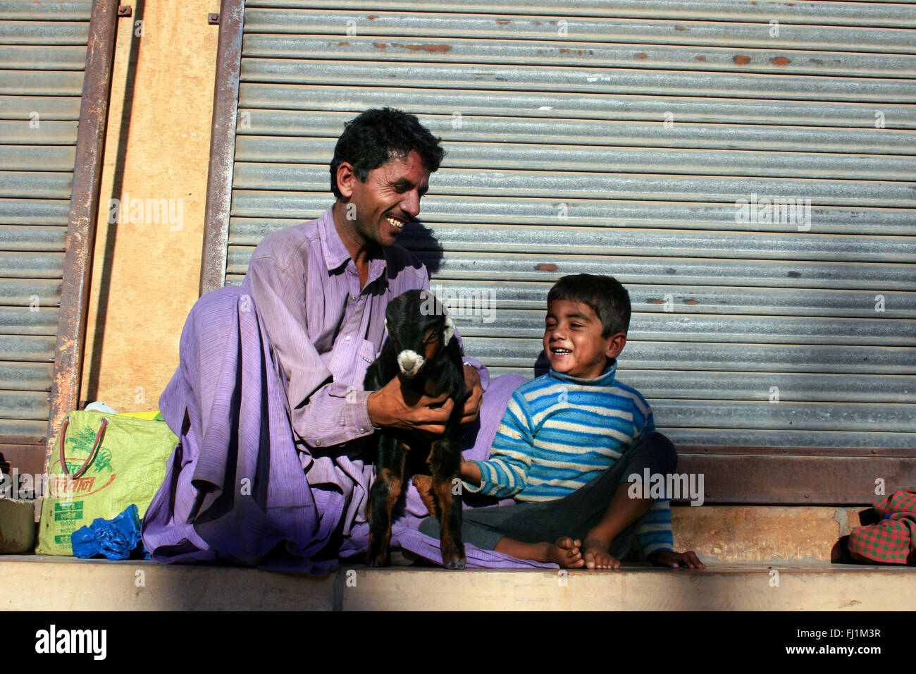 Father son goat hi-res stock photography and images - Alamy