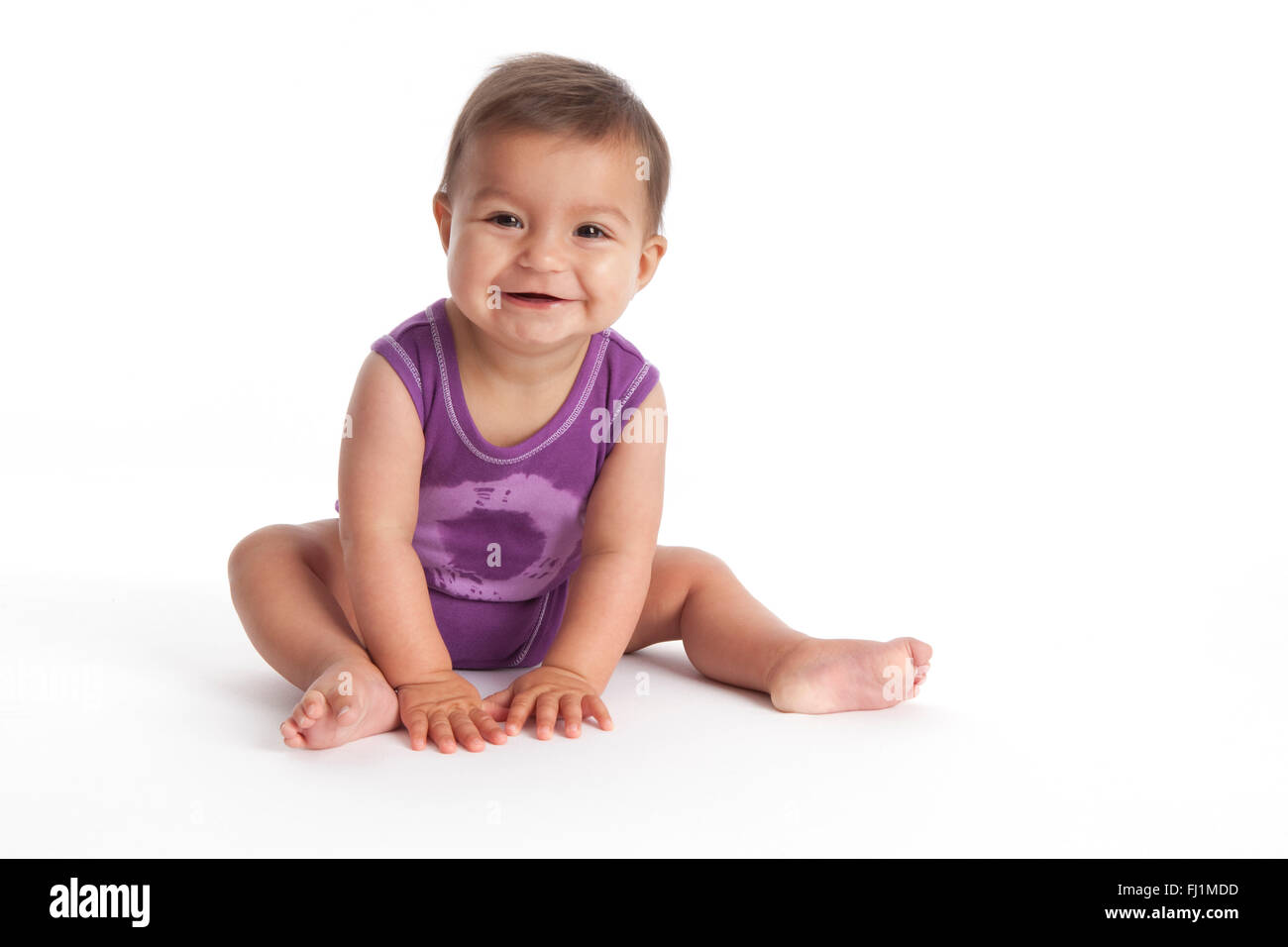 Happy girl hands on Cut Out Stock Images & Pictures - Alamy