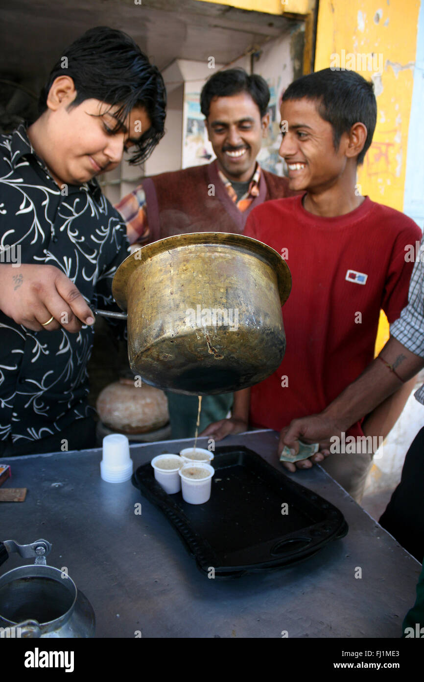 Indian tea making hi-res stock photography and images - Alamy
