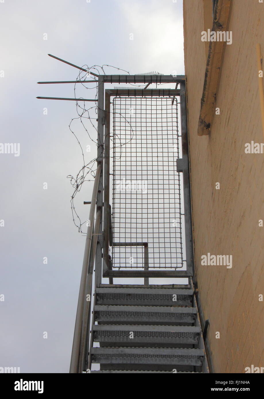 Security staircase hi-res stock photography and images - Alamy