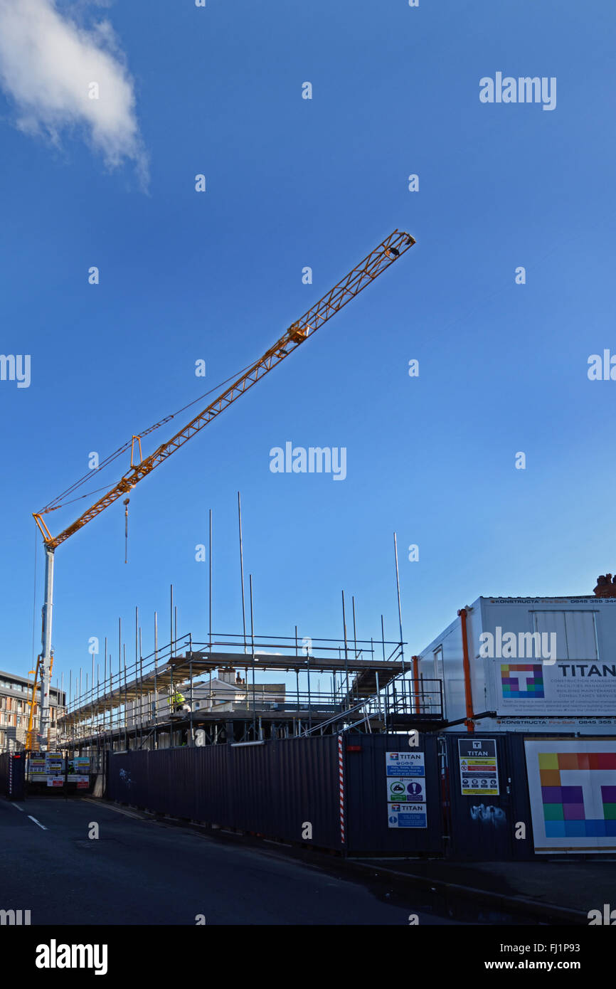 Crane & Scaffolding Stock Photo - Alamy