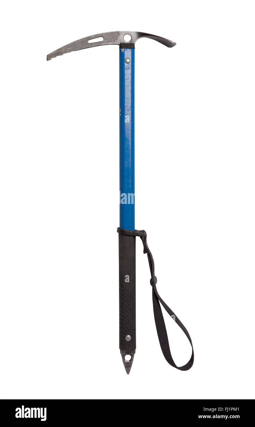 Ice axe ice close up Cut Out Stock Images & Pictures - Alamy