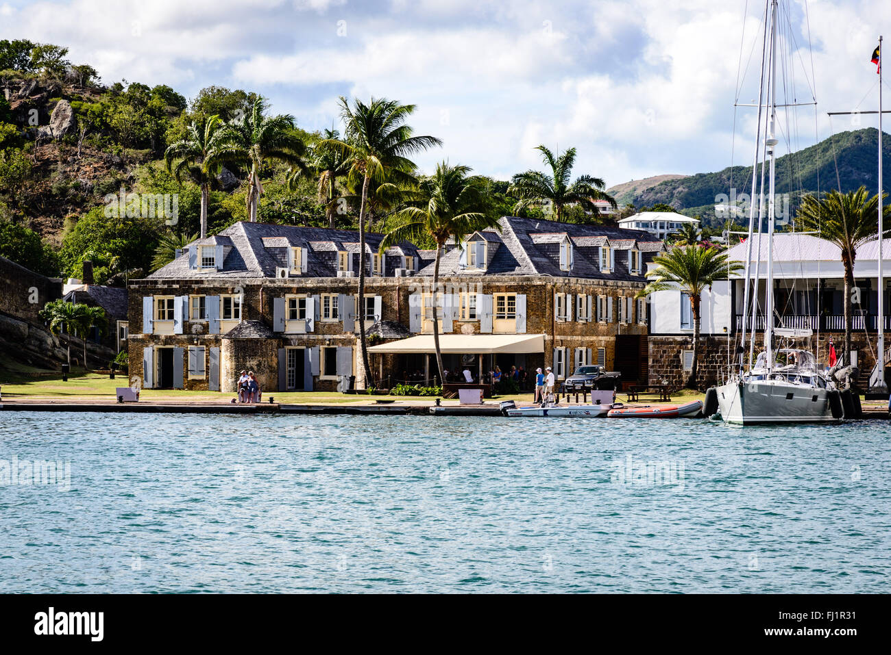 Nelson's Dockyard, English Harbour, Antigua Stock Photo - Alamy