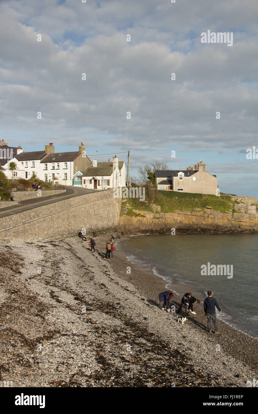 Beach at moelfre hi-res stock photography and images - Alamy