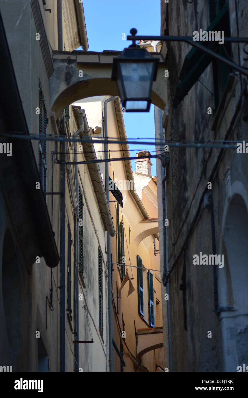 Typical Italian narrow streets Stock Photo - Alamy