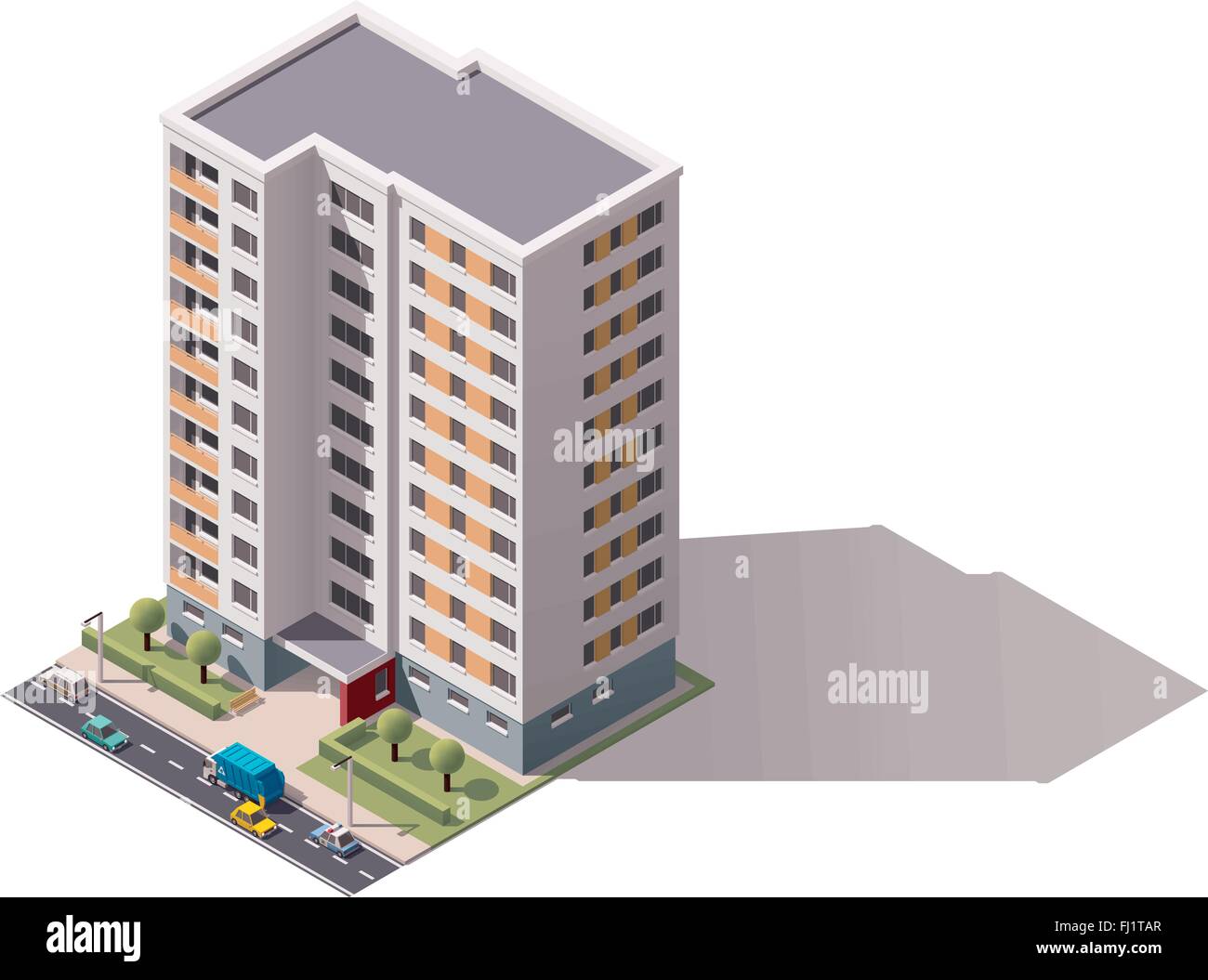 Multistoried building Stock Vector Images - Alamy
