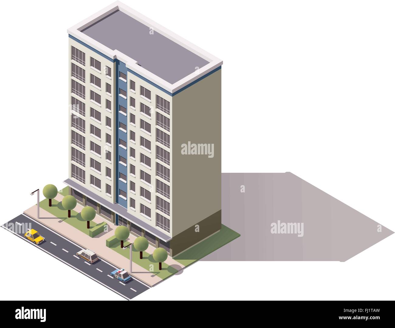 Vector isometric building Stock Vector Image & Art - Alamy