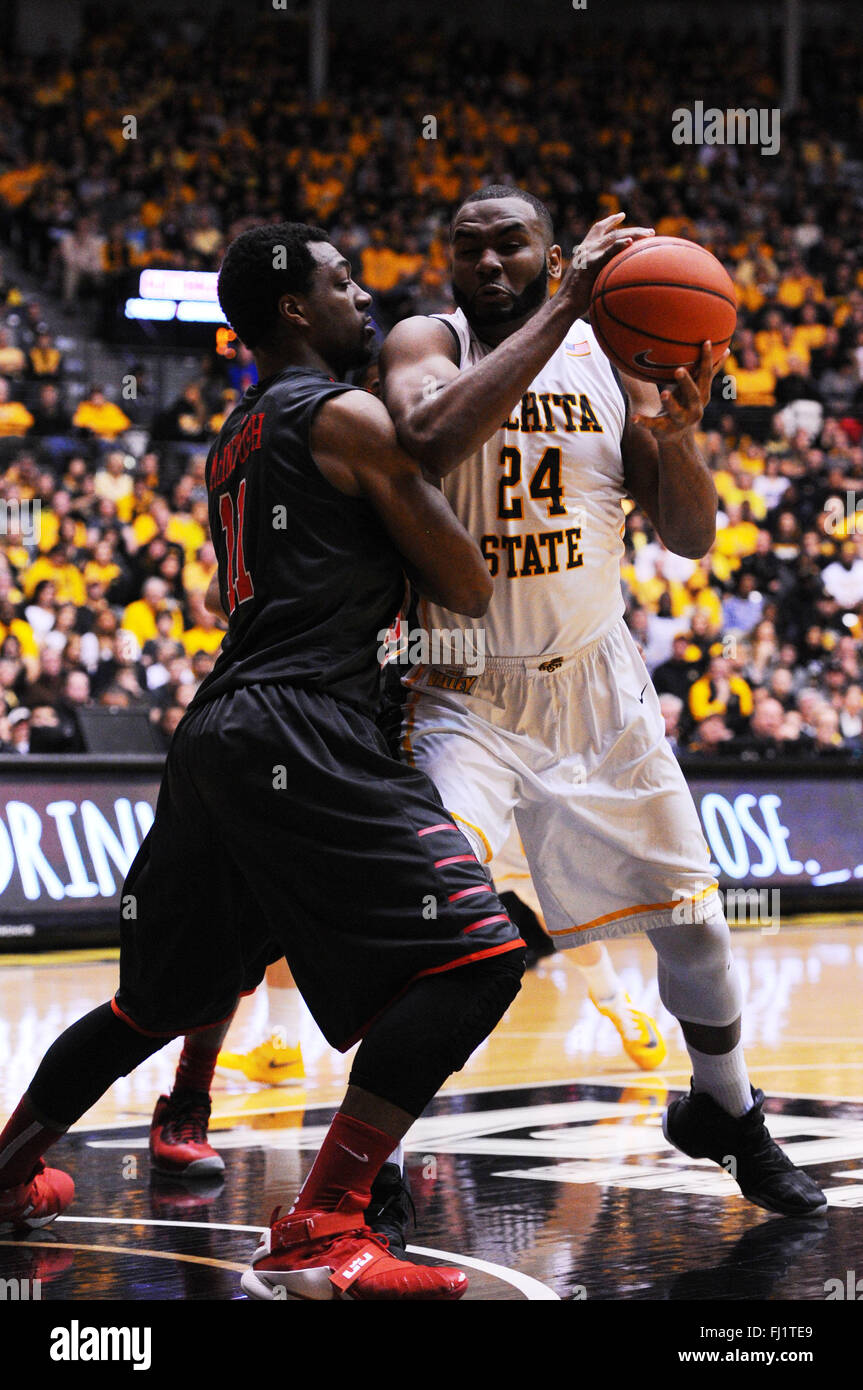 Wichita, Kansas, USA. 27th Feb, 2016. Illinois State Redbirds forward ...
