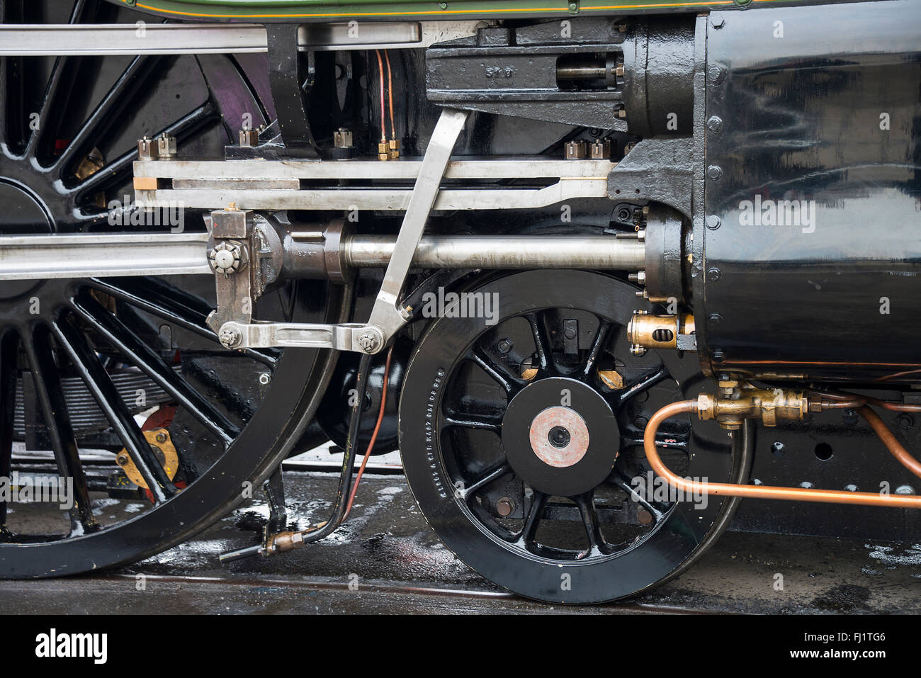The A3 Steam Engine Flying Scotsman at The National Railway Museum in ...