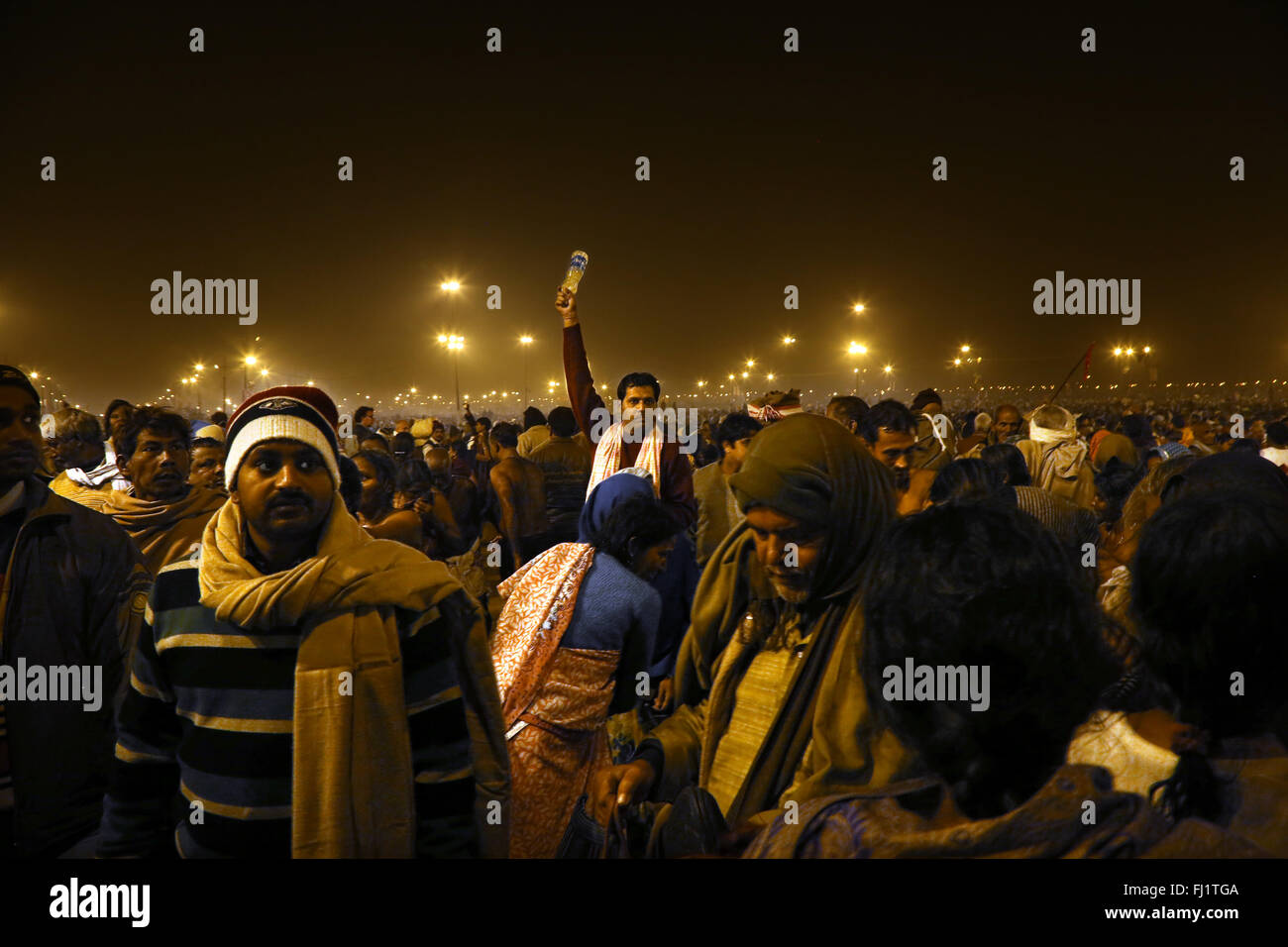 Maha Kumbh mela 2013 - People and crowd - January - February 2013 Stock ...