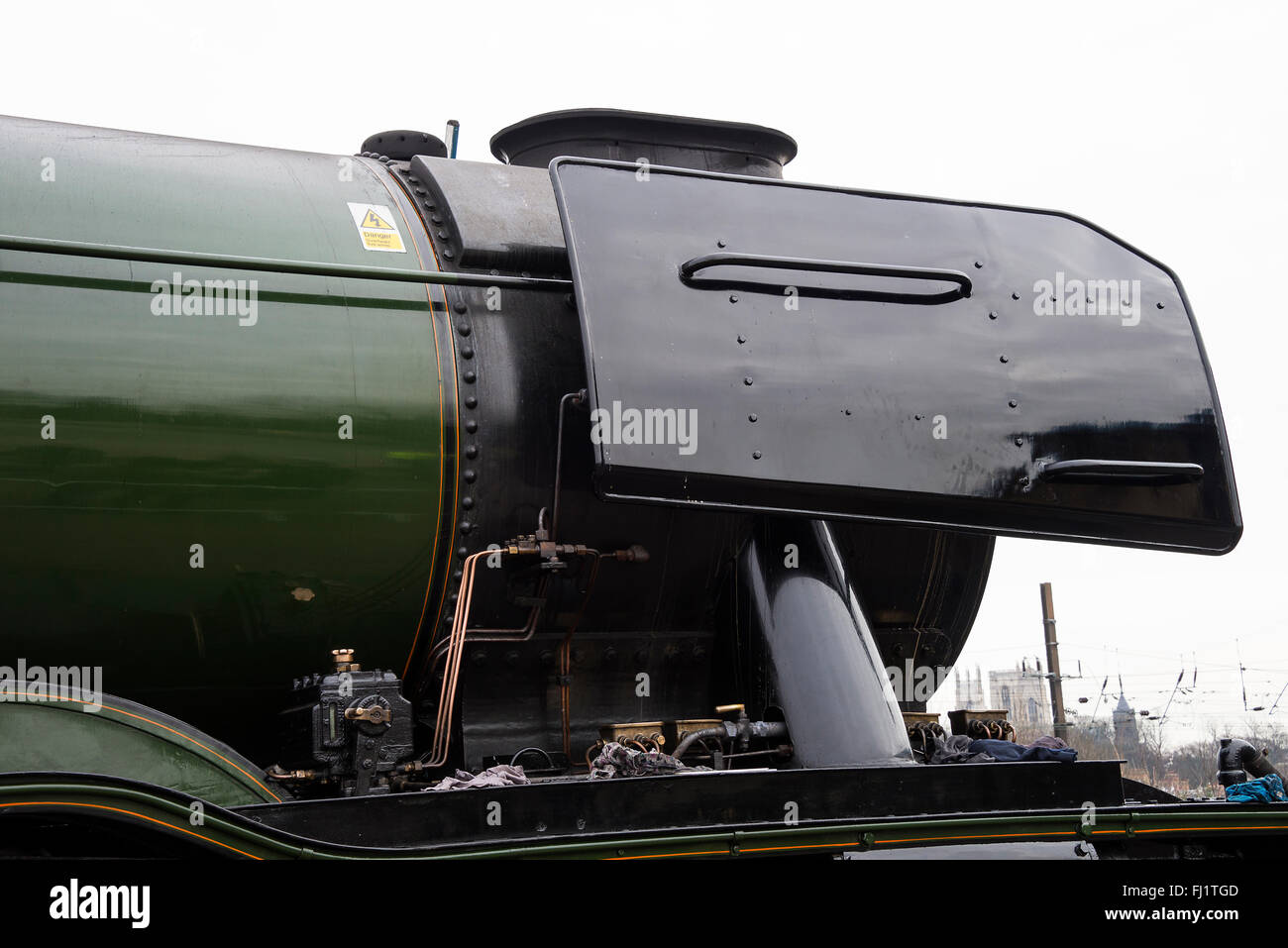 The A3 Steam Engine Flying Scotsman at The National Railway Museum in ...
