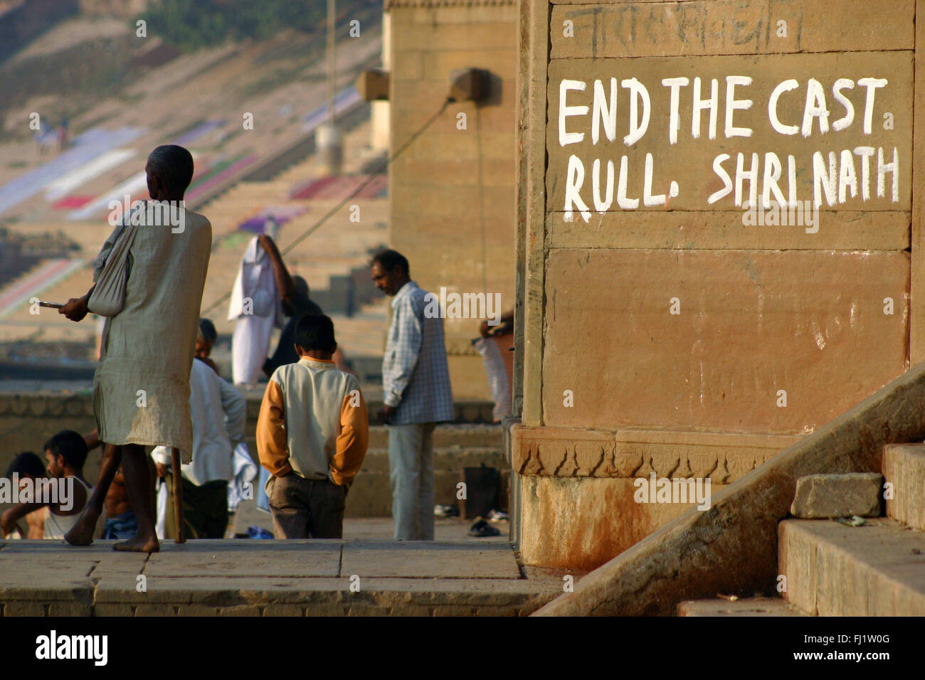Varanasi, India - Architecture and daily street life Stock Photo - Alamy