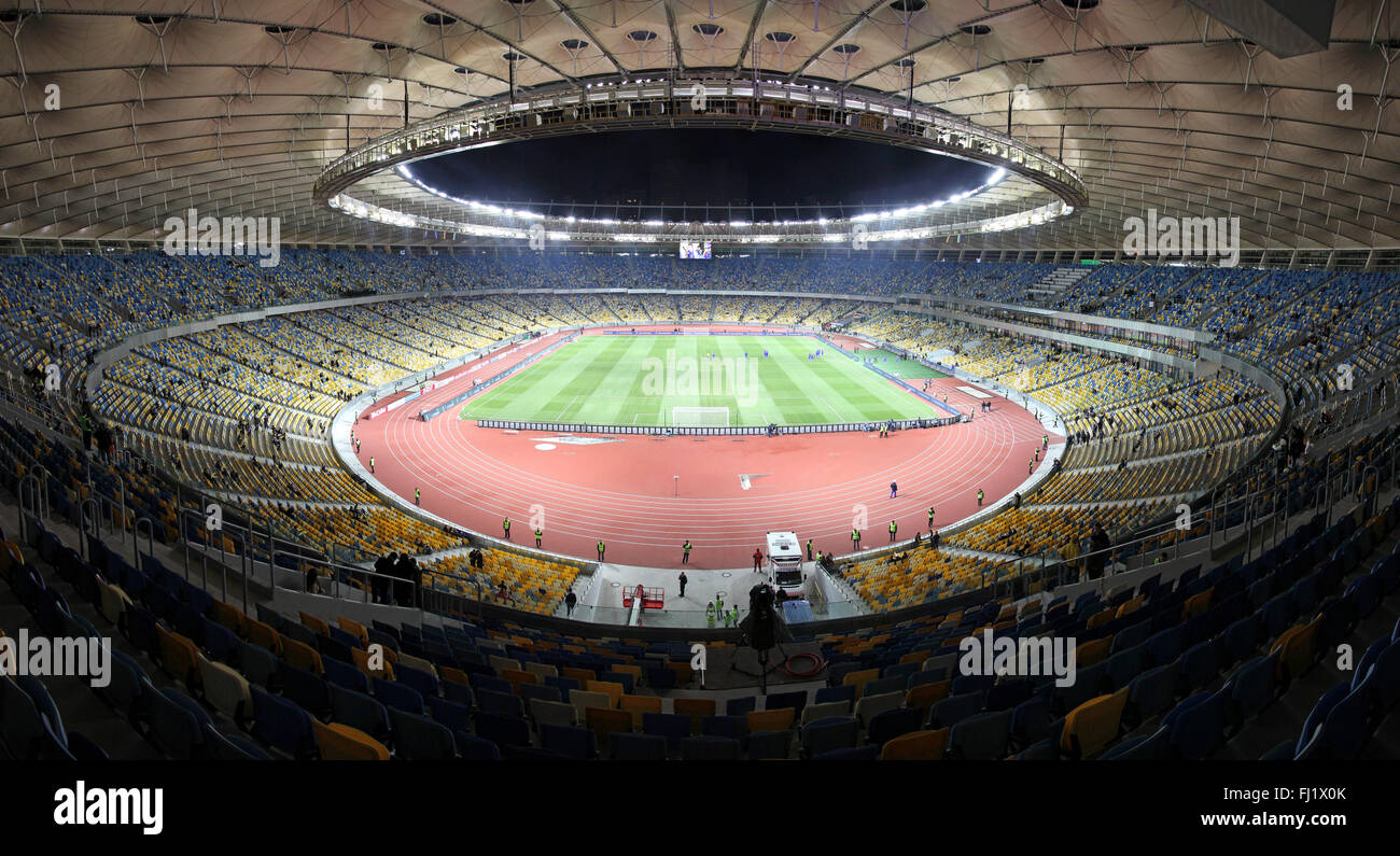 Panoramic view of Olympic stadium (NSC Olimpiysky) in Kyiv, Ukraine ...