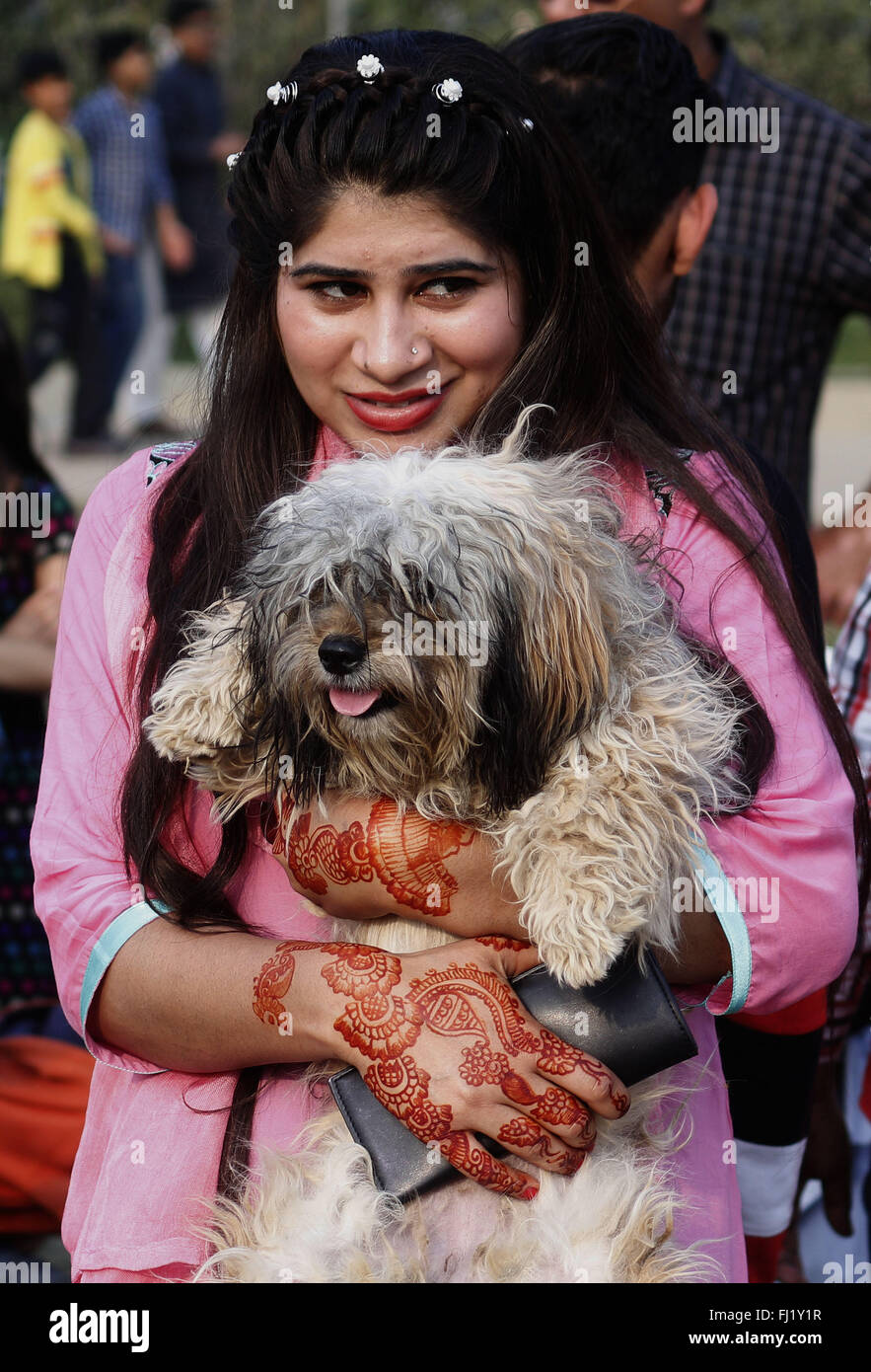 Pakistani People with their pets participating in Dog Show "Royal ...
