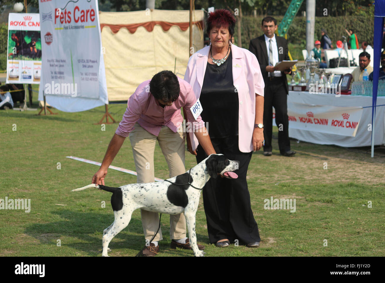 Pakistani People with their pets participating in Dog Show "Royal ...