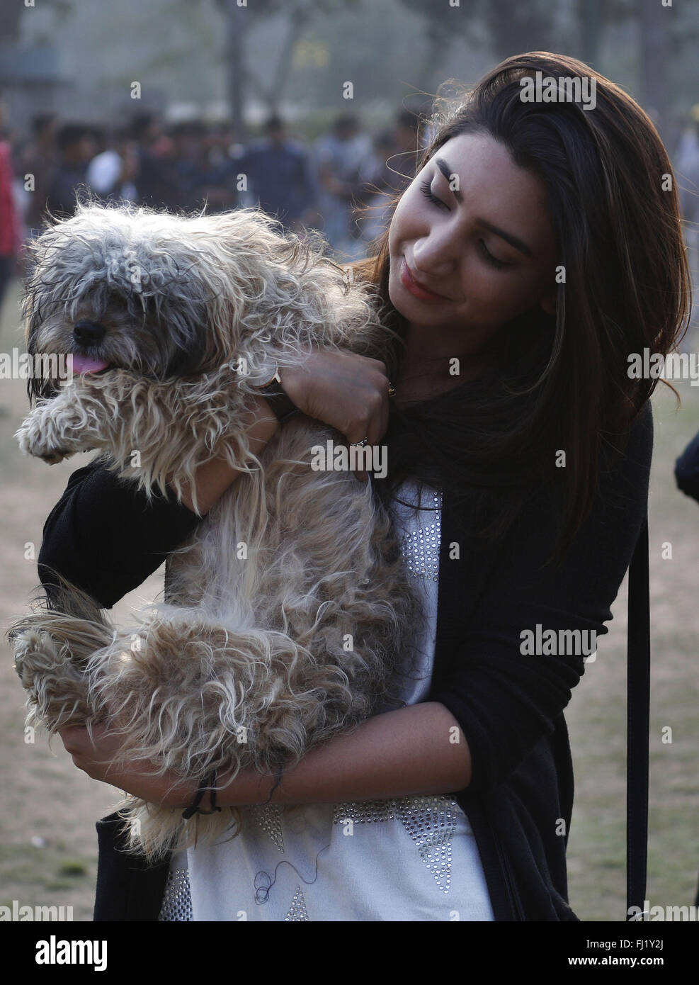 Pakistani People with their pets participating in Dog Show "Royal ...