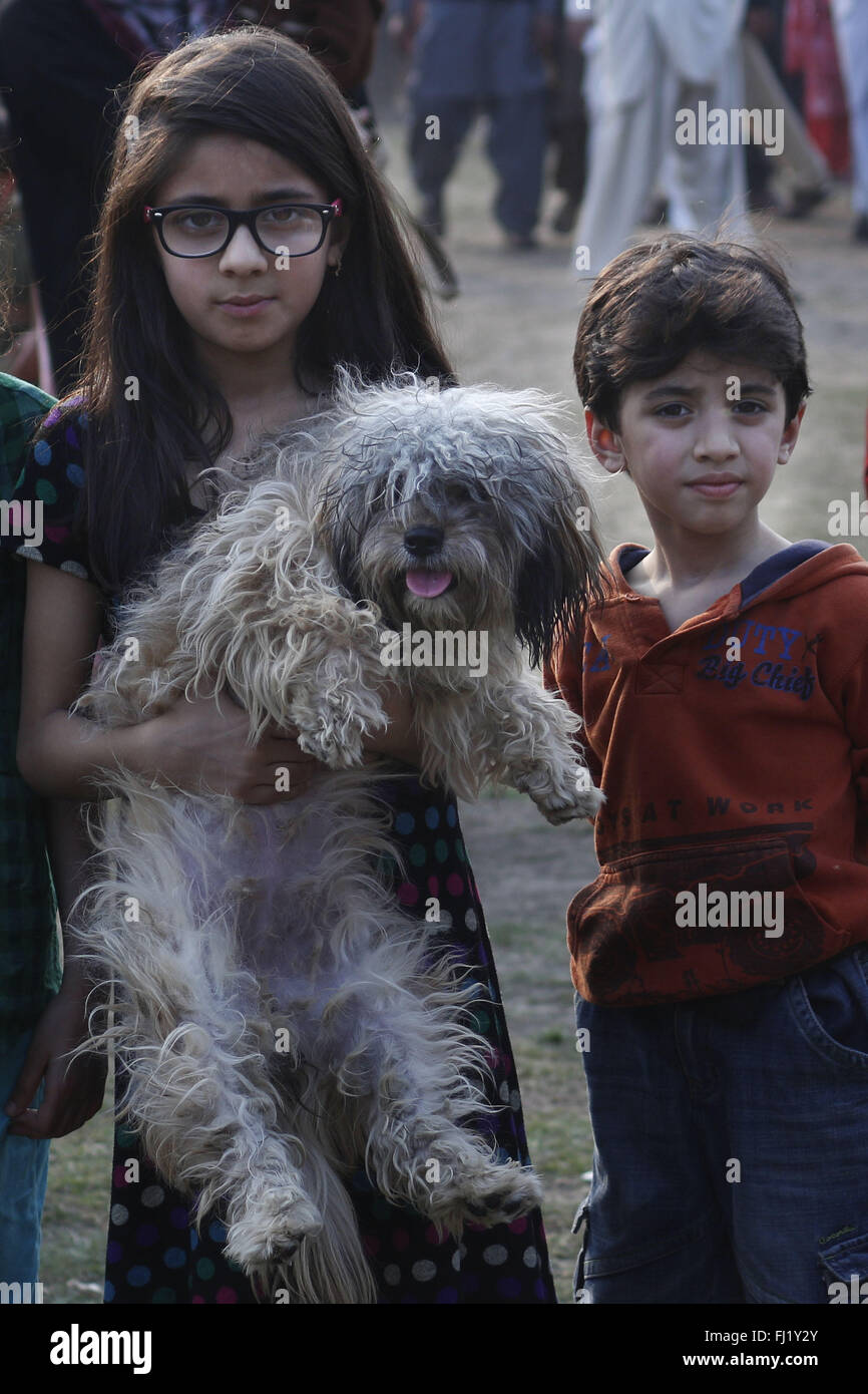 Pakistani People with their pets participating in Dog Show "Royal ...