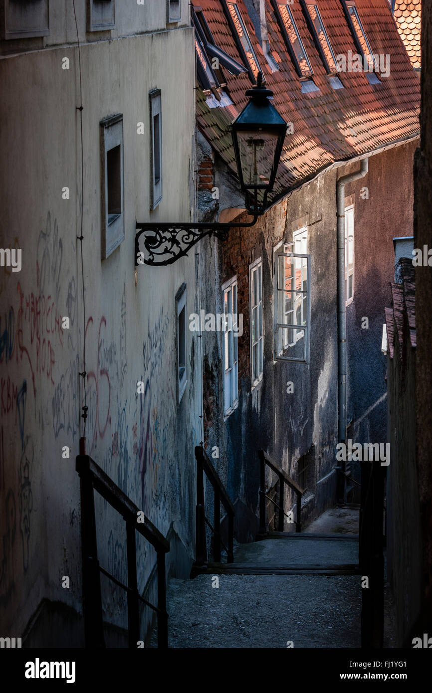 A back street in Zagreb Stock Photo - Alamy
