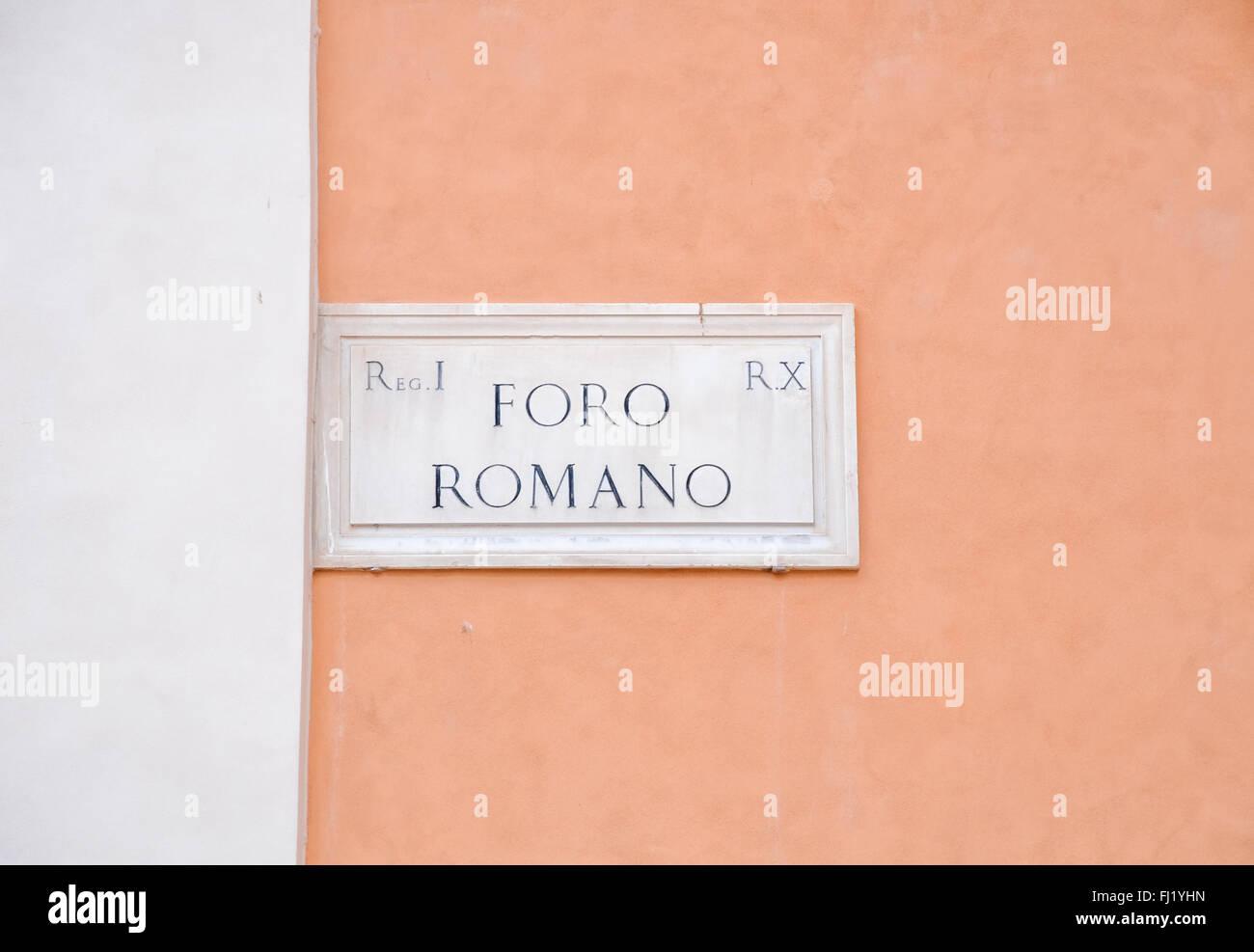 Roman road market sign hi-res stock photography and images - Alamy