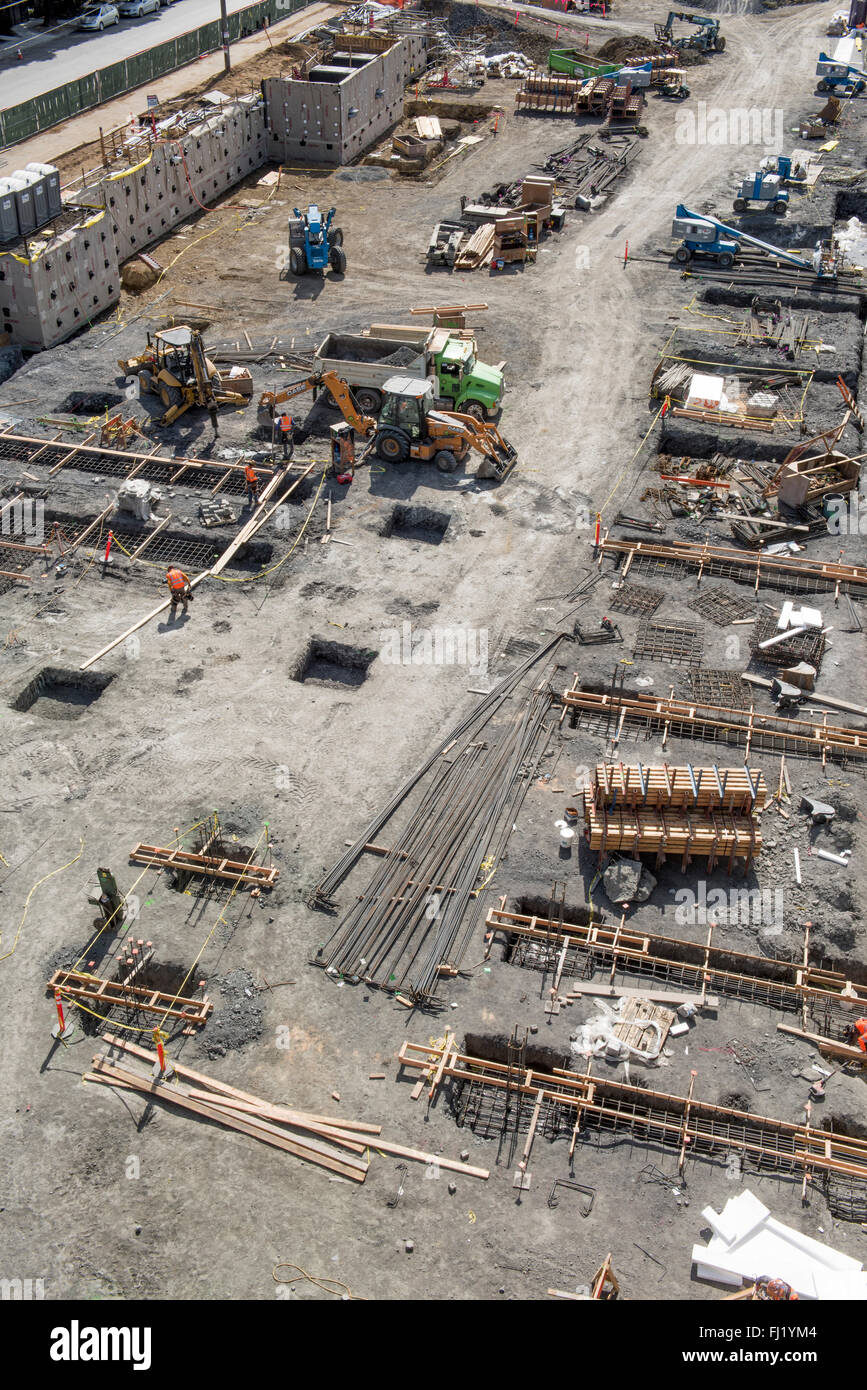Construction site in San Francisco, California, USA Stock Photo - Alamy