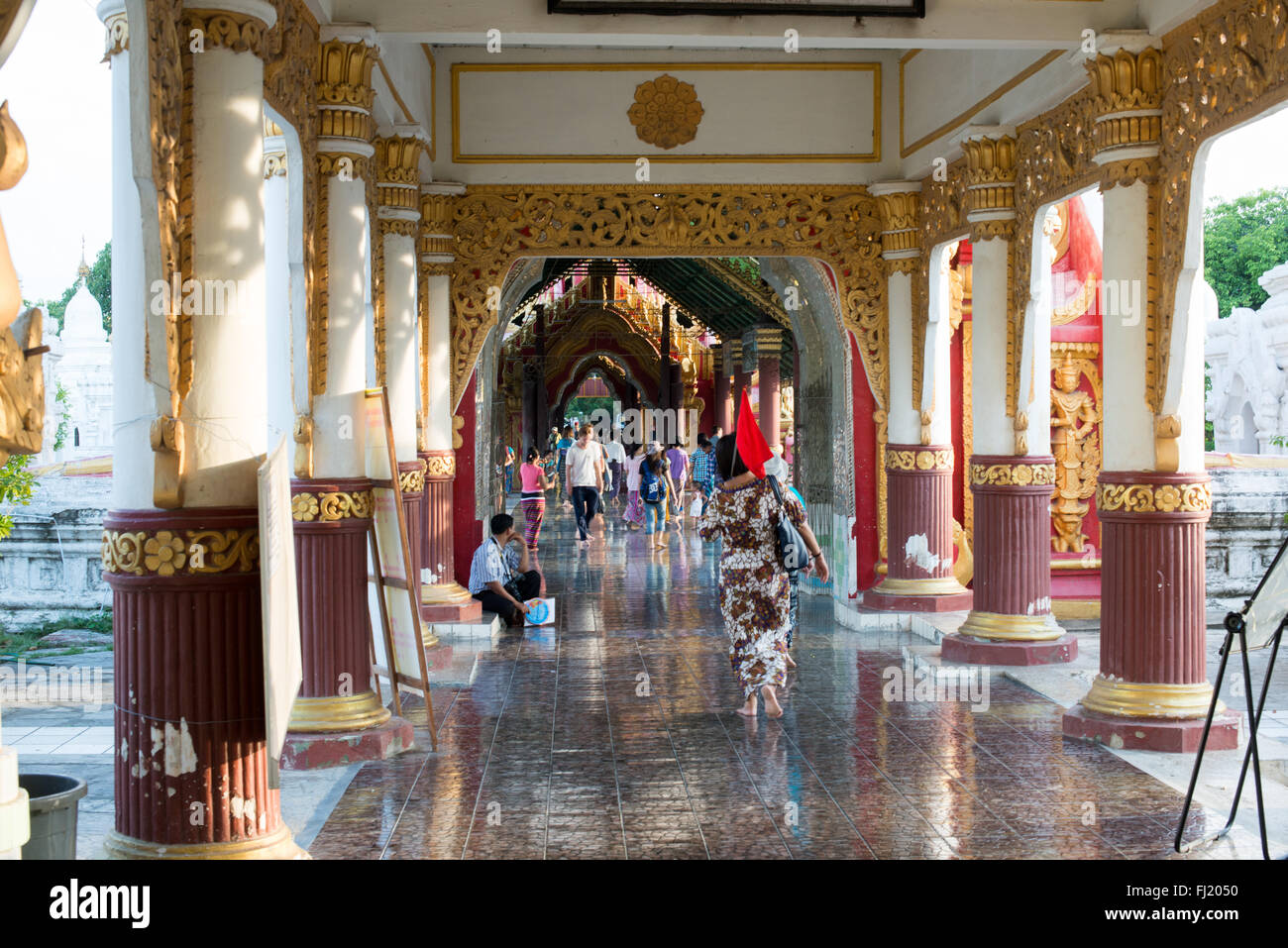 MANDALAY, Myanmar - Built by King Mindon in 1857 at the foot of ...