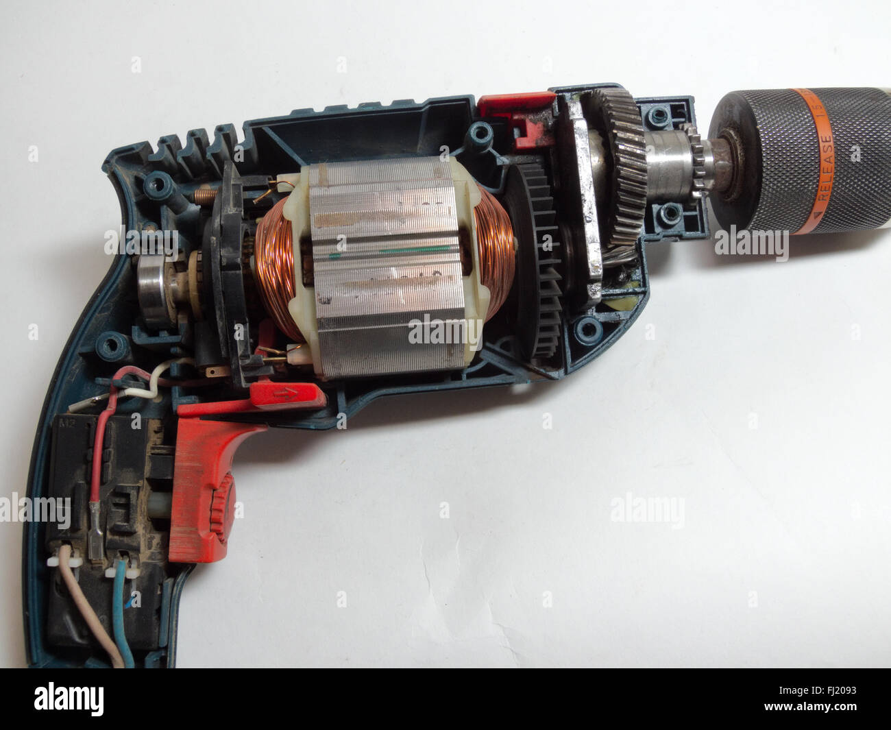 Inside electric drill hi-res stock photography and images - Alamy