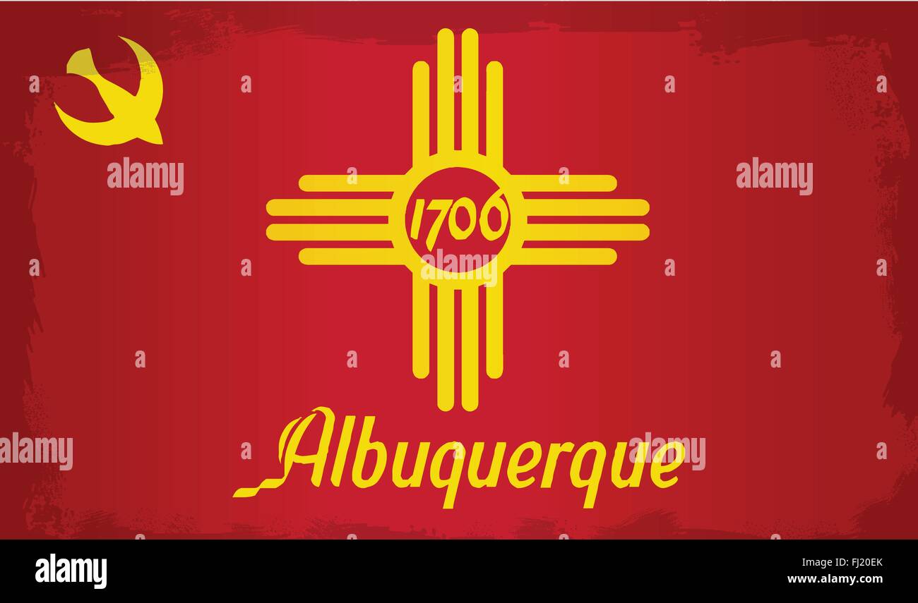 The flag as adopted by the city of Albuquerque Stock Vector Image & Art ...