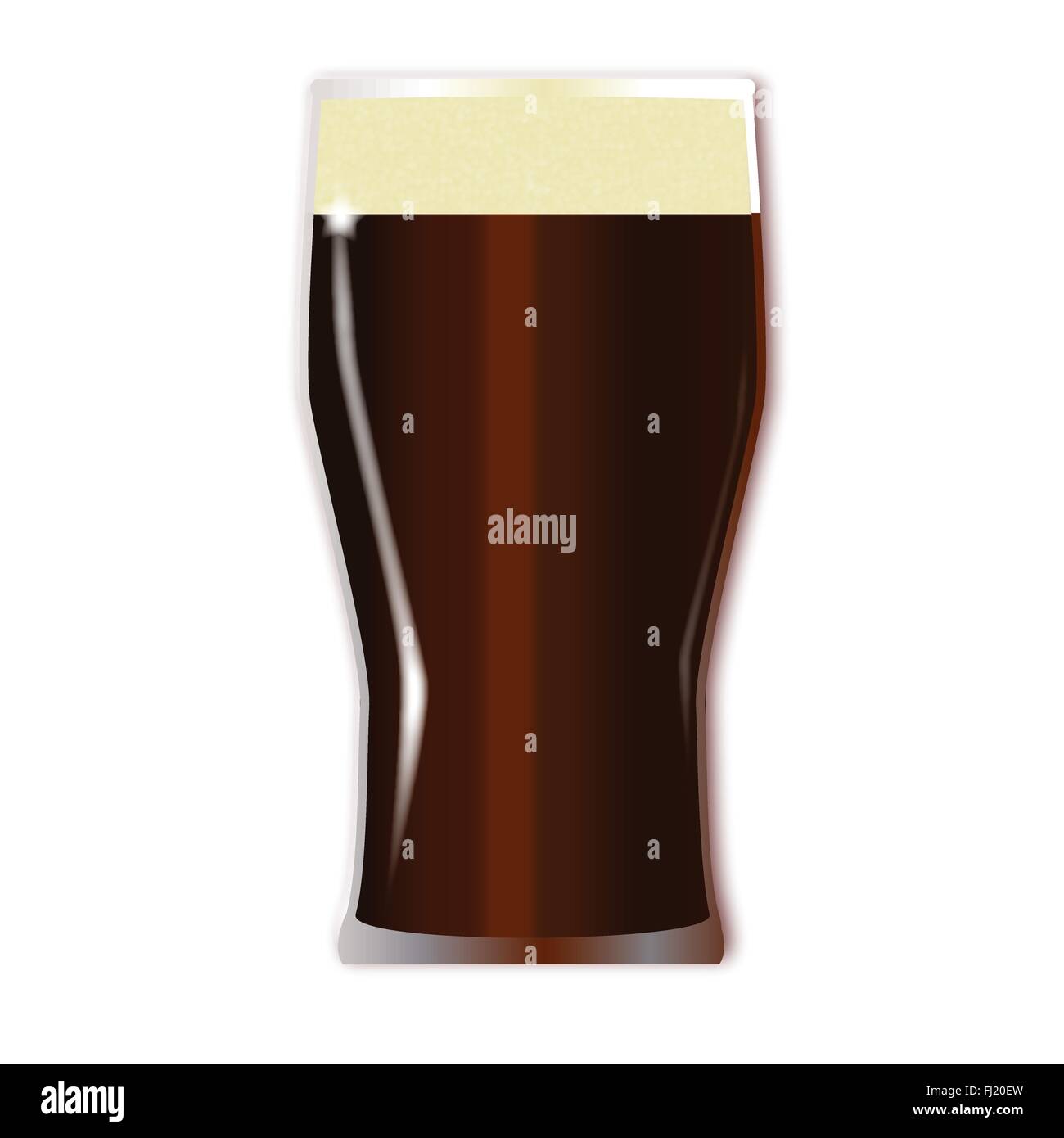 Alcoholic drinks beer glass Cut Out Stock Images & Pictures - Alamy