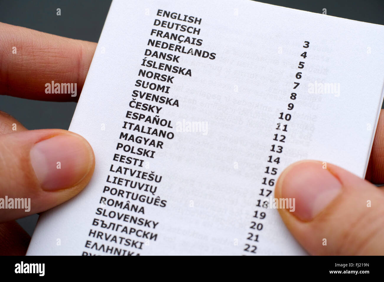 Languages hi-res stock photography and images - Alamy