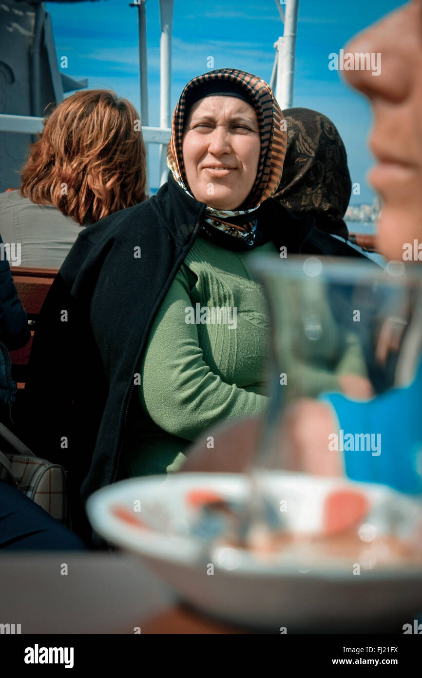 Turkish woman with traditional clothes in Istanbul Istanbul Stock Photo ...