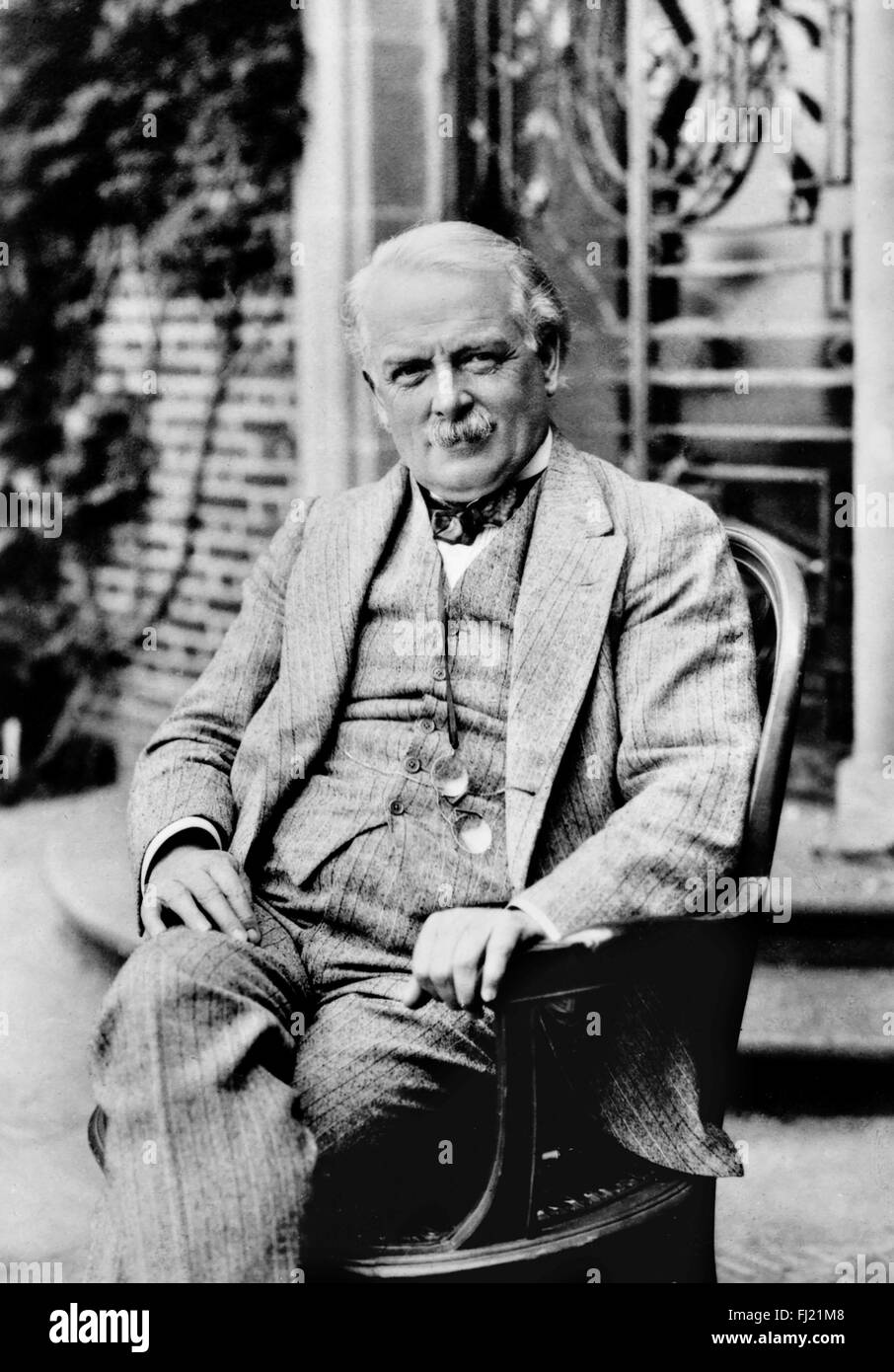 David Lloyd George. Potrait of the liberal politician who was British ...