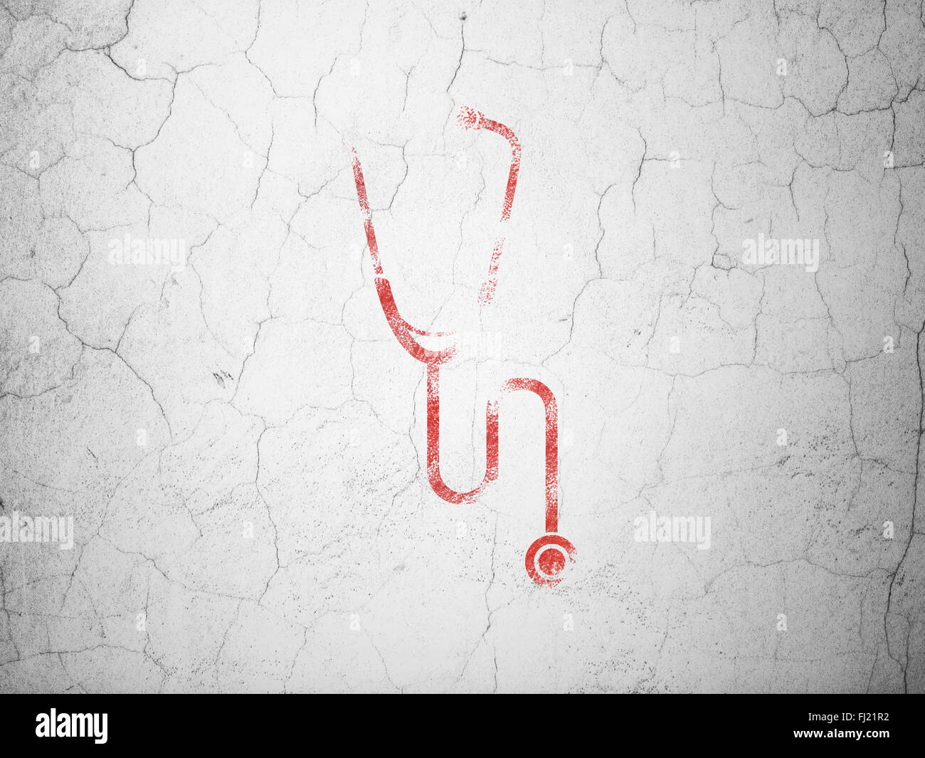 Healthcare concept: Stethoscope on wall background Stock Photo - Alamy