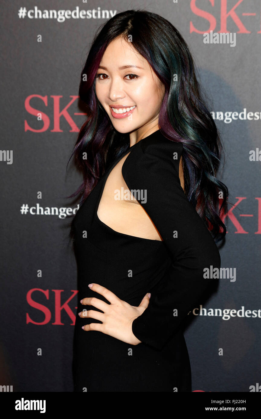 Los Angeles, California. 26th Feb, 2016. Michelle Phan attends the SK ...