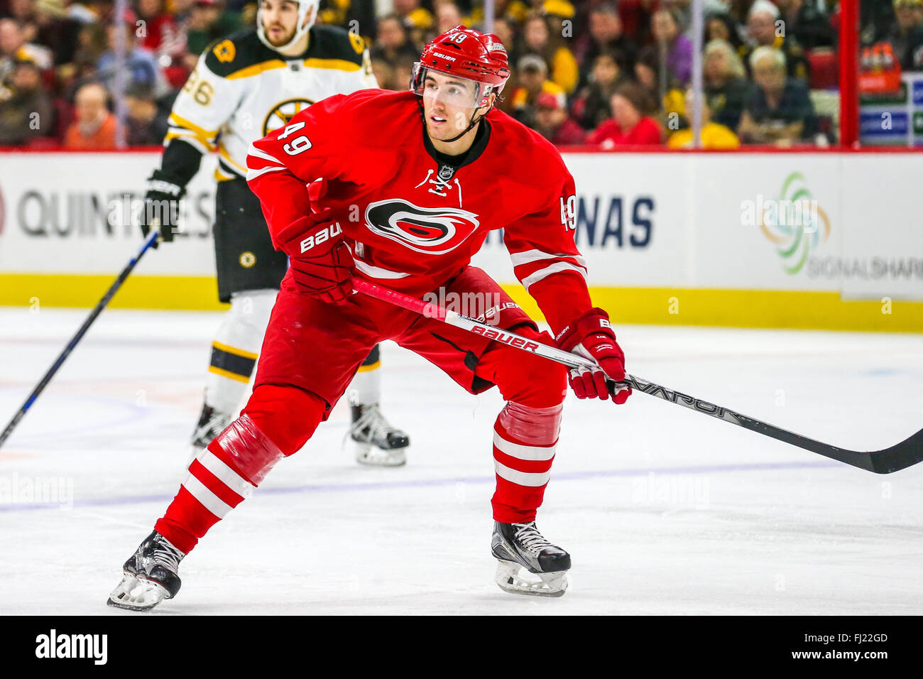 Raleigh, North Carolina, USA. 26th Feb, 2016. Carolina Hurricanes ...