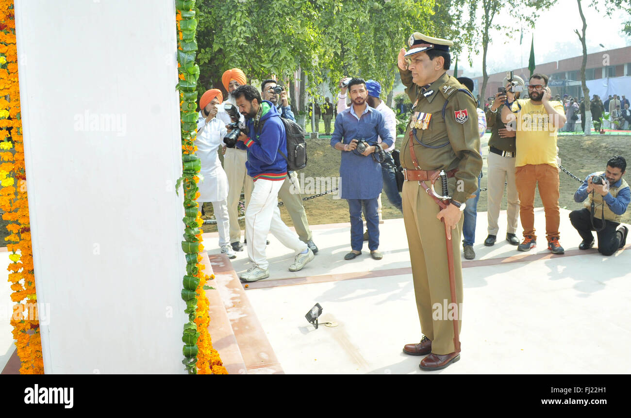 Punjab Additional DGP (Prisons) Rajpal Meena tribute to martyr Jail ...