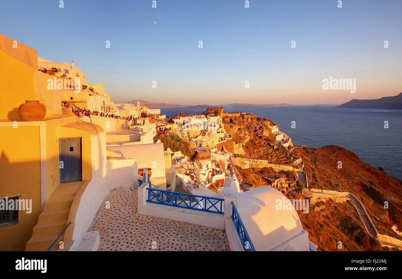 This is Oia in Santorini, in sunset light. The ultimate experience of ...
