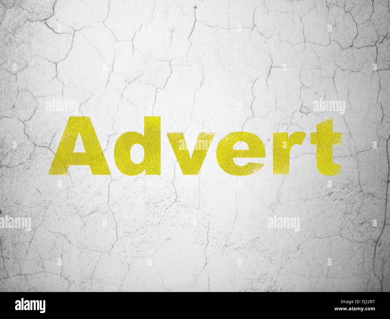 Advertising concept: Advert on wall background Stock Photo - Alamy