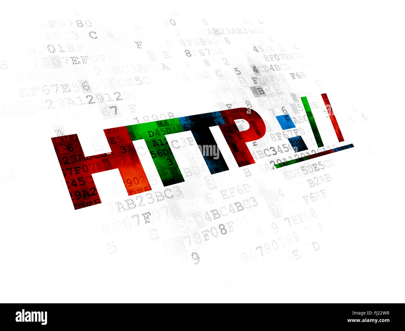 Web design concept: Http : / / on Digital background Stock Photo - Alamy