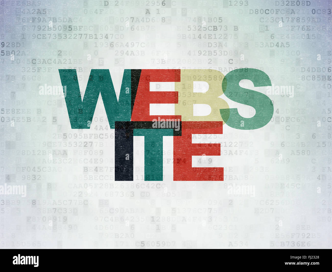 Web design concept: Website on Digital Paper background Stock Photo - Alamy